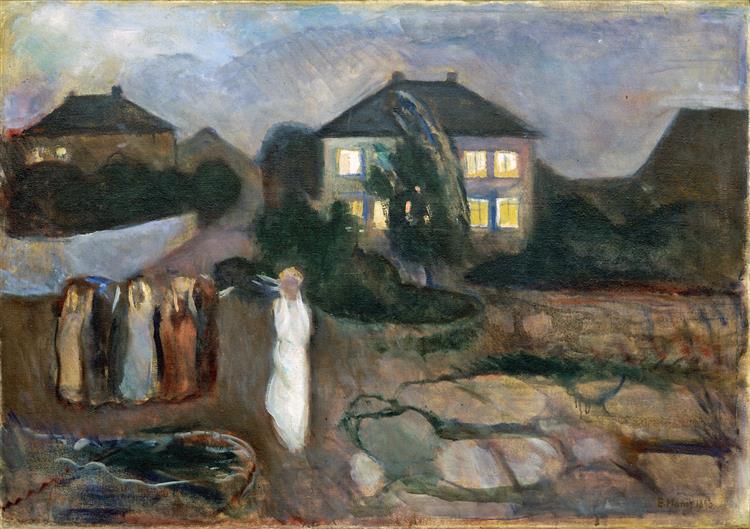 The Storm, 1893 - Edvard Munch - WikiArt.org