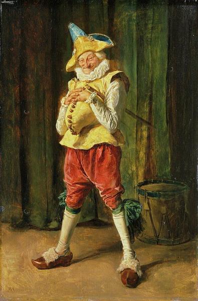 Polichinelle - Ernest Meissonier - WikiArt.org