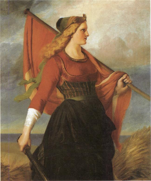 Mother Denmark, 1851 - Elisabeth Jerichau-Baumann - WikiArt.org