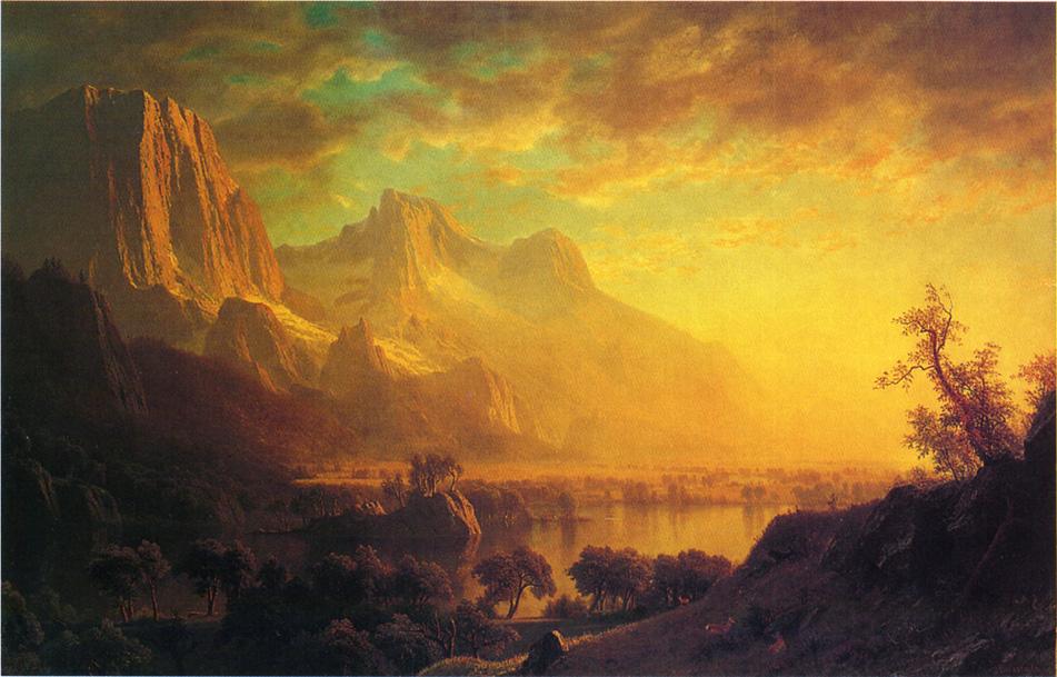 Wind River, Wyoming, c.1870 - Albert Bierstadt - WikiArt.org