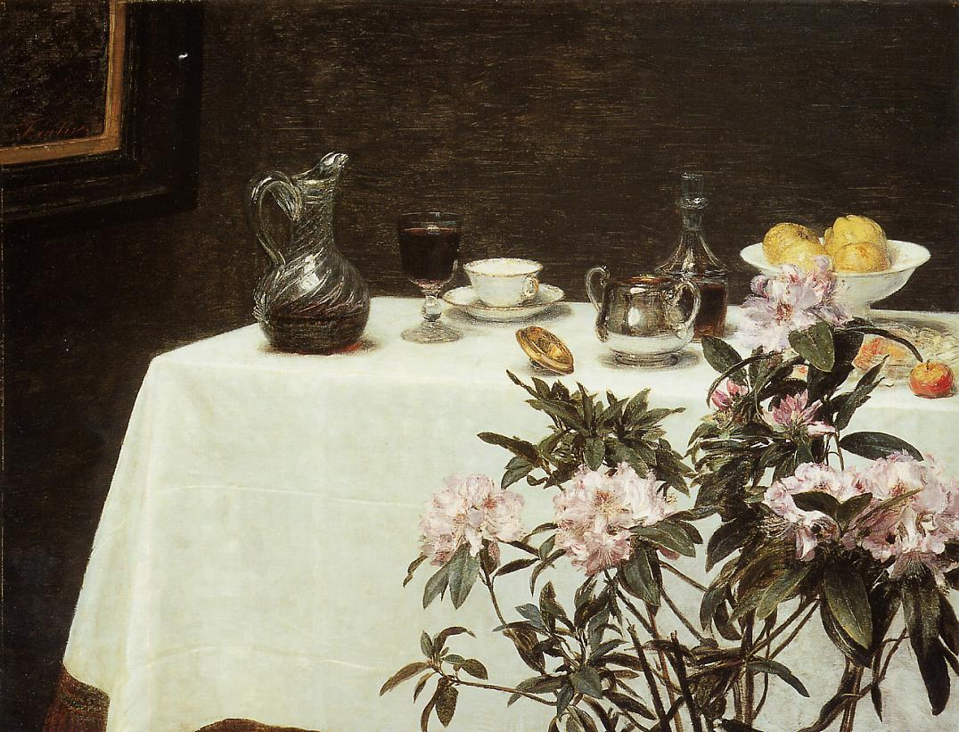 Still Life, Corner of a Table, 1873 - Henri Fantin-Latour - WikiArt.org